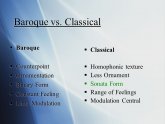 Baroque vs. classical music - Baroque Music